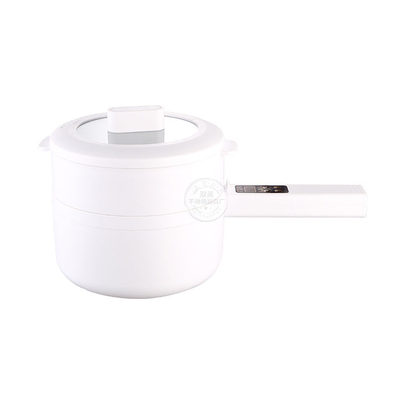 Multi-Functional Mini White Electric Cooking Pot – Compact Hot Pot for ...